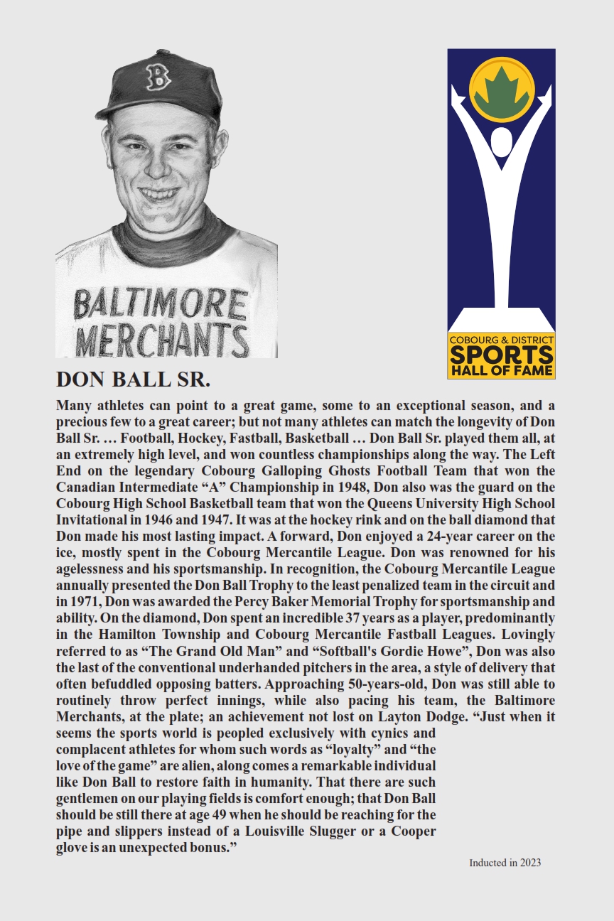 2023 Inductees | Cobourg and District Sports Hall Of Fame